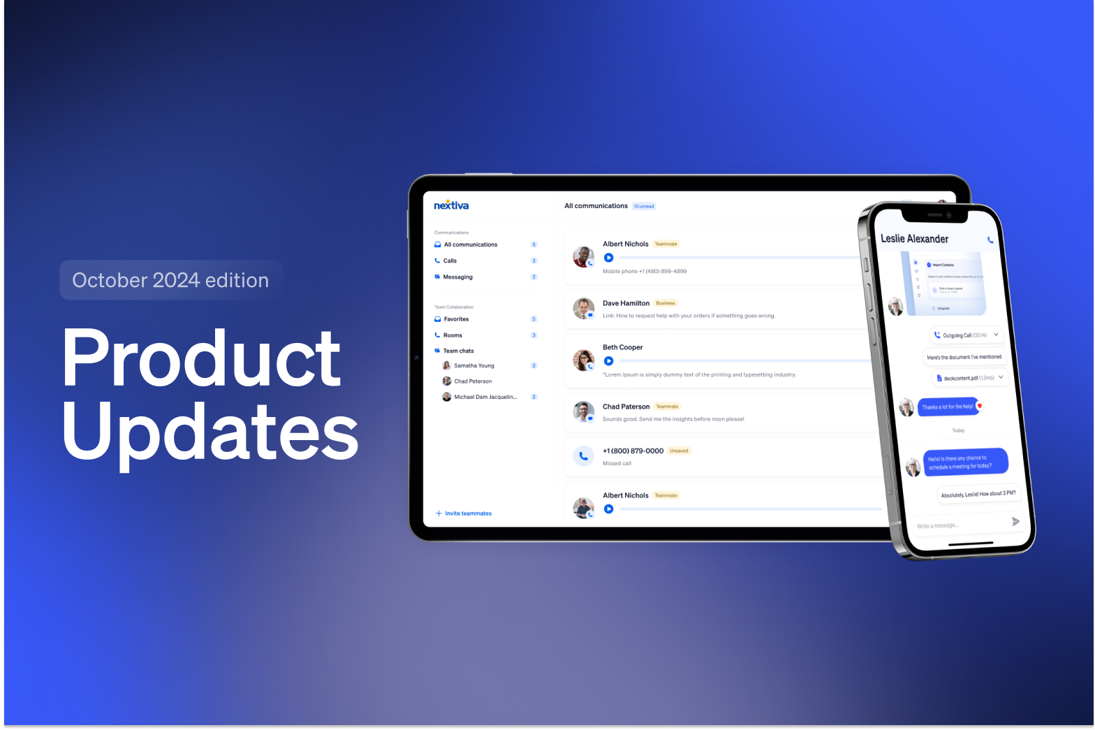 October Product Spotlight - Nextiva Blog