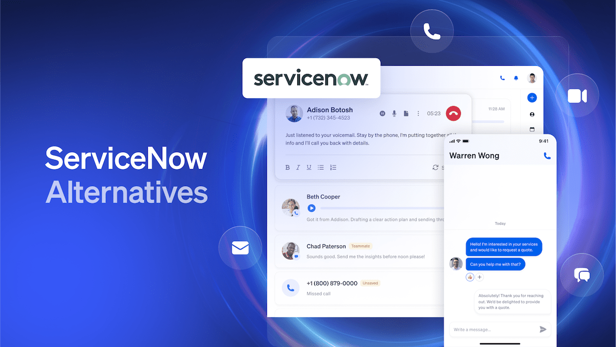 6 ServiceNow Alternatives & Competitors to Consider in 2024