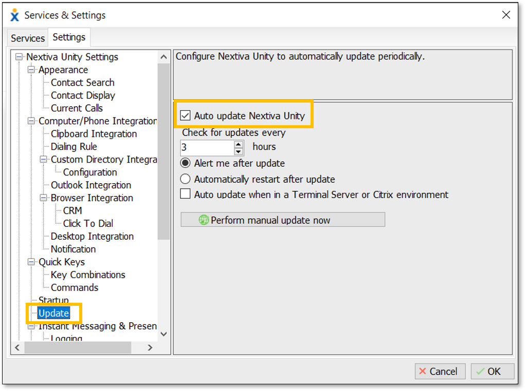 How to manually upgrade Nextiva Unity Desktop | Nextiva Support
