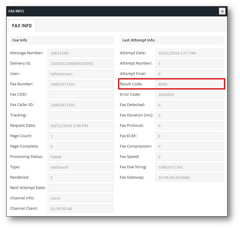 Troubleshooting failed faxes - Nextiva Support