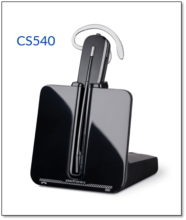 Using a Plantronics CS540 Headset - Nextiva Support