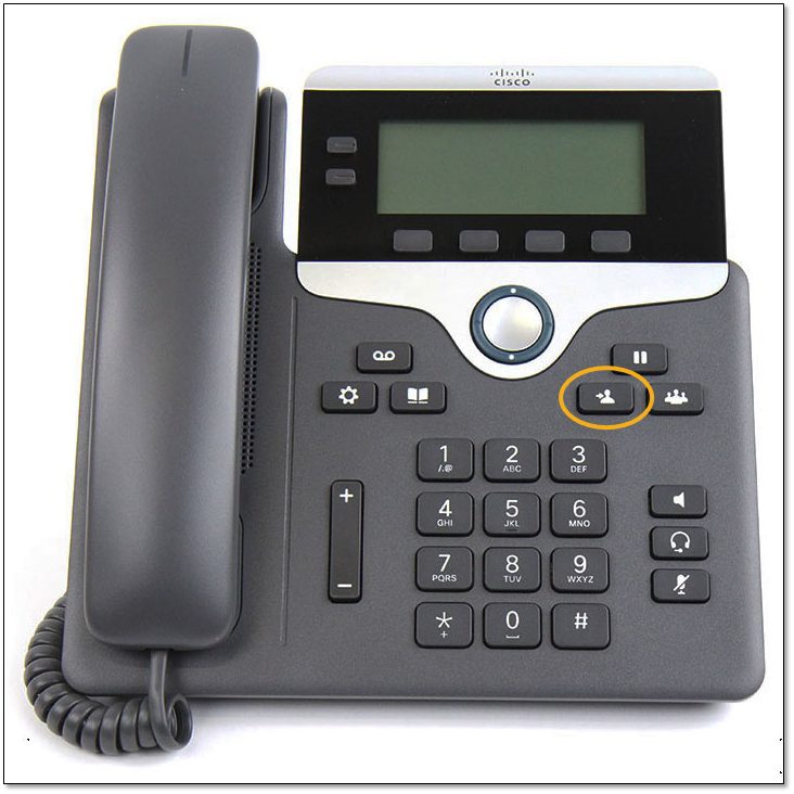 Transferring a call from a Cisco phone | Nextiva Support