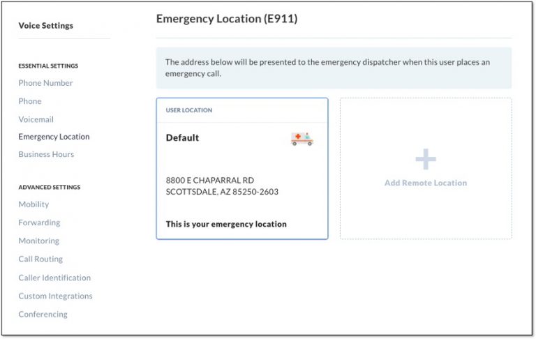 Nextiva Voice - How to Update E911 | Nextiva Support