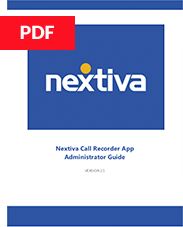 NextivaONE Guide - Helpful Resources - Nextiva Support