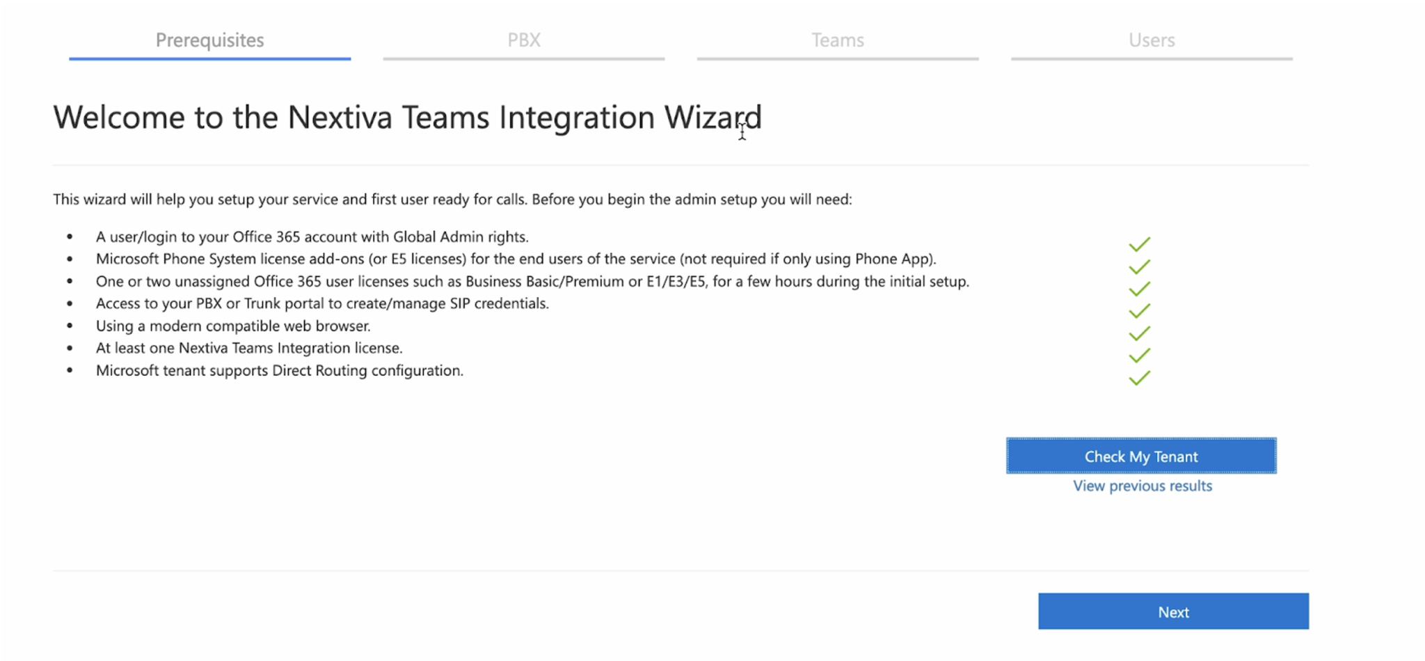 Getting started with Nextiva Business Phone for Microsoft Teams ...