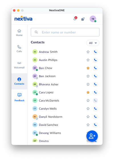 NextivaONE Mini View | Nextiva Support