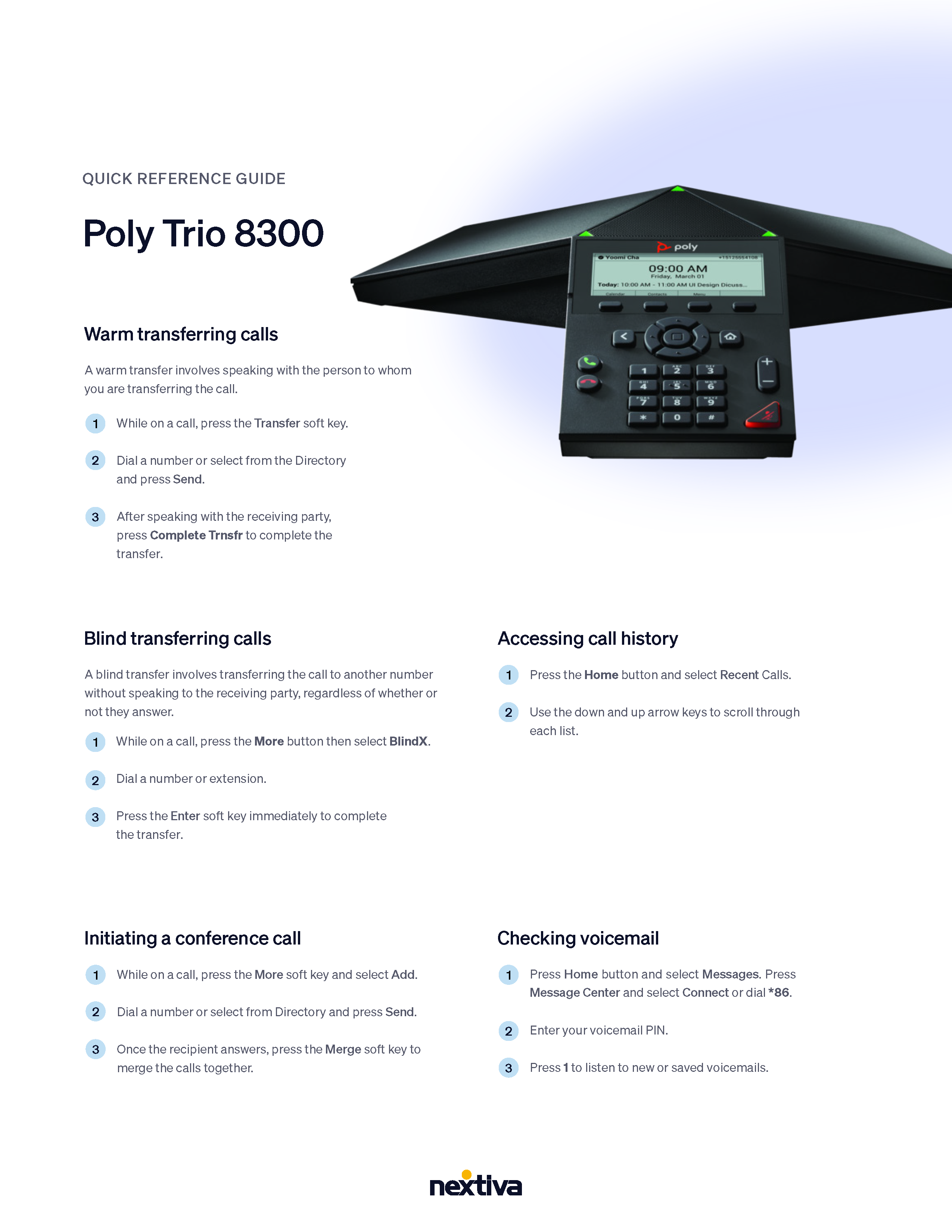 Poly VoIP Devices - Helpful Resources - Nextiva Support
