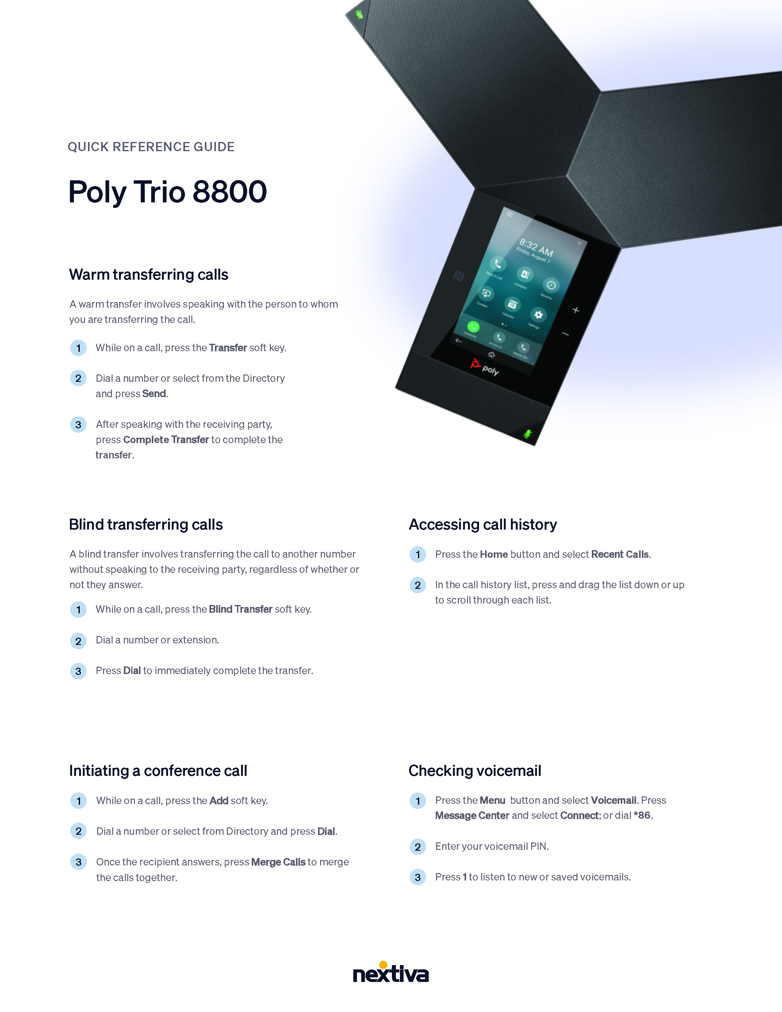 Poly VoIP Devices - Helpful Resources - Nextiva Support