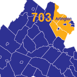 Arlington, VA Local Phone Numbers | Area Codes 703, 571